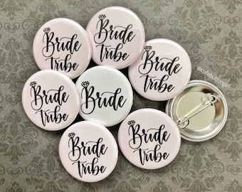 Team Bride Pins, Hen Party Badges, Bachelorette BUTTONS, Bachelorette ...