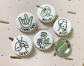 American Sign Language Patch - Etsy