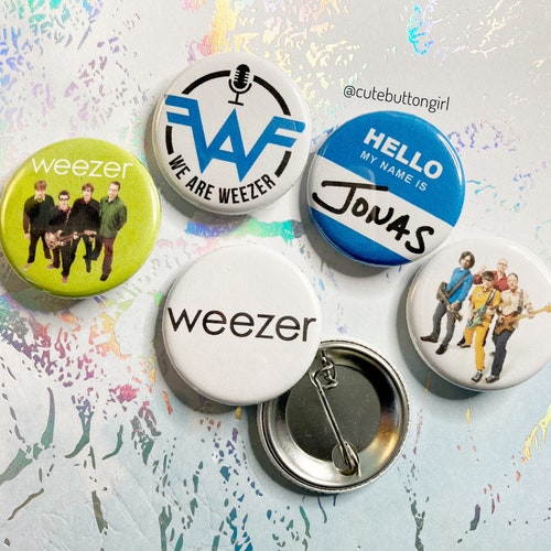 Weezer Buddy Holly Ooh-wee-ooh 1.25 Pinback Button - Etsy UK