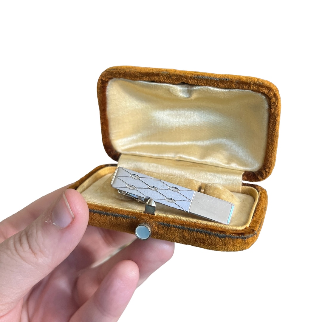 Vintage Sterling Silver Tie Clip Mens Silver Tie Clip Sterling Tie Clip ...