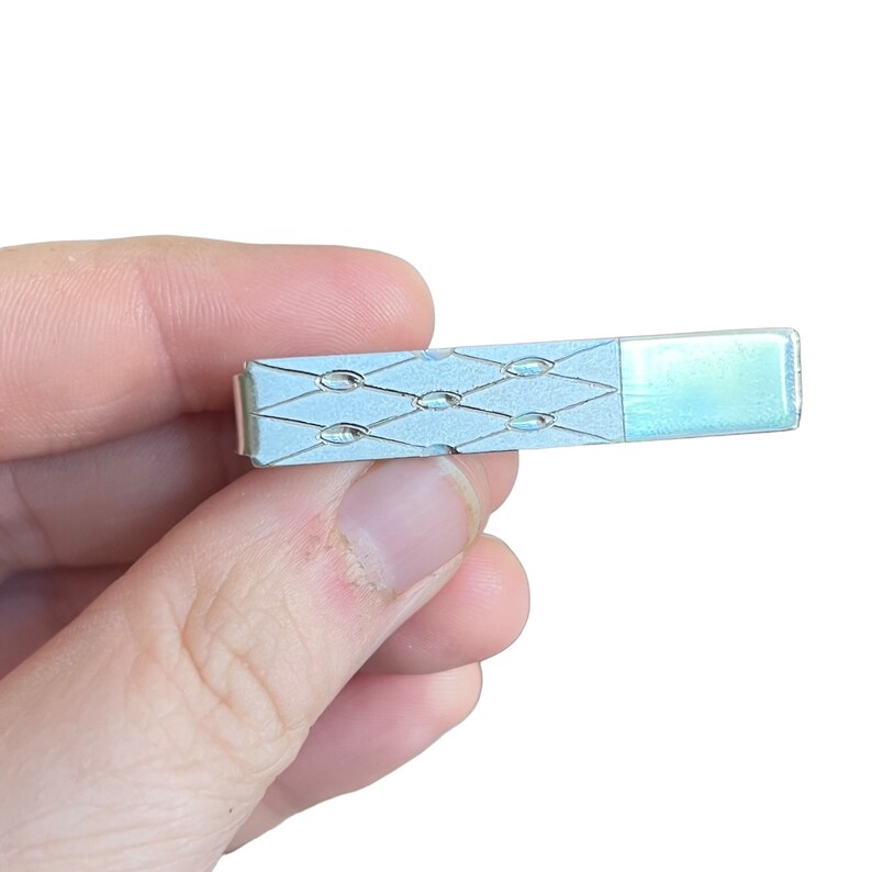 Vintage Sterling Silver Tie Clip Mens Silver Tie Clip Sterling Tie Clip ...