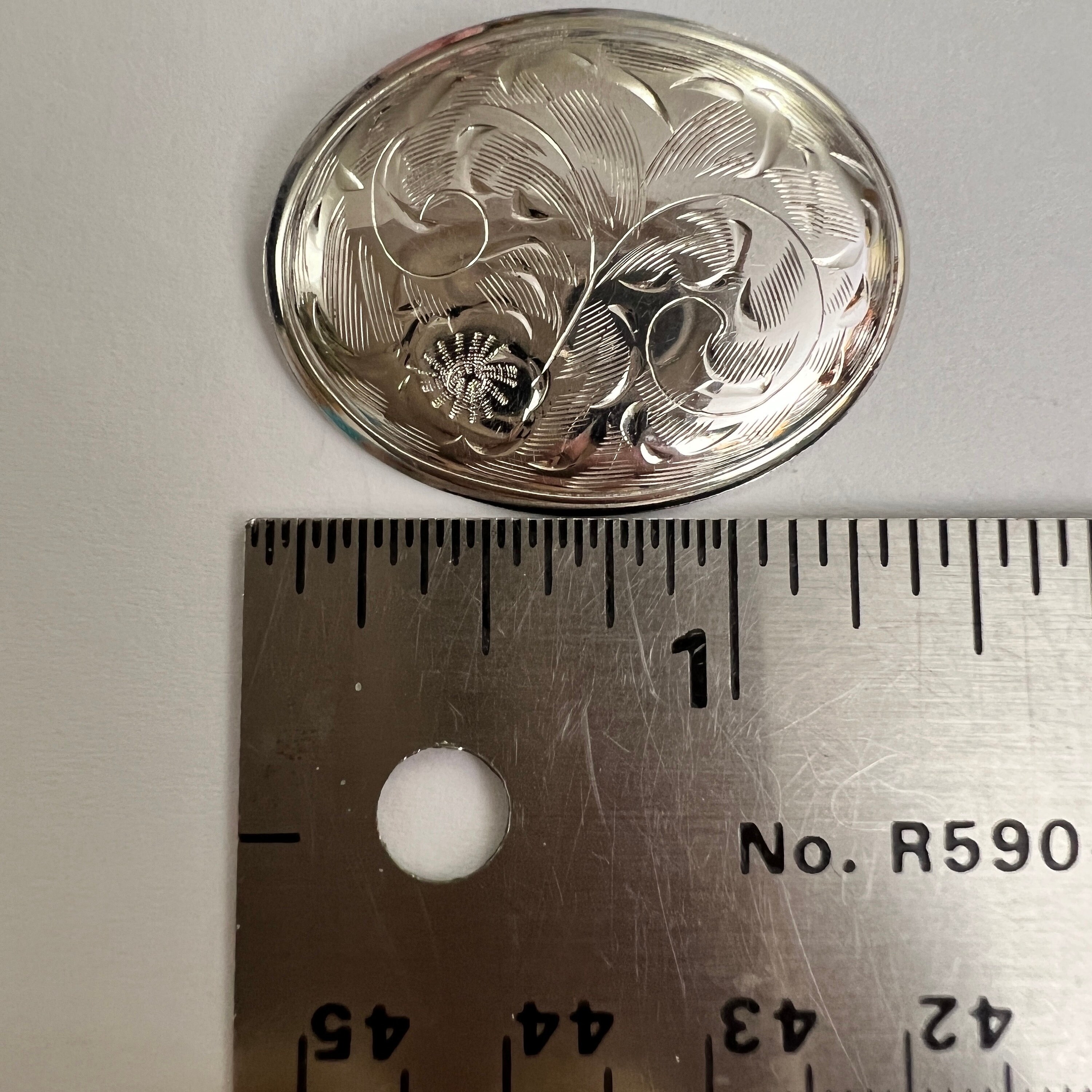 Mid-century Forstner Brooch - Vintage Forstner Engraved Sterling Silver ...