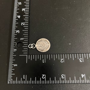 Antique German Coin Watch Fob. Victorian Sterling Coin Pocket Watch Fob ...