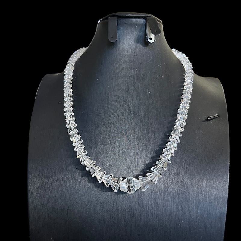 Rock Crystal Necklace - Etsy