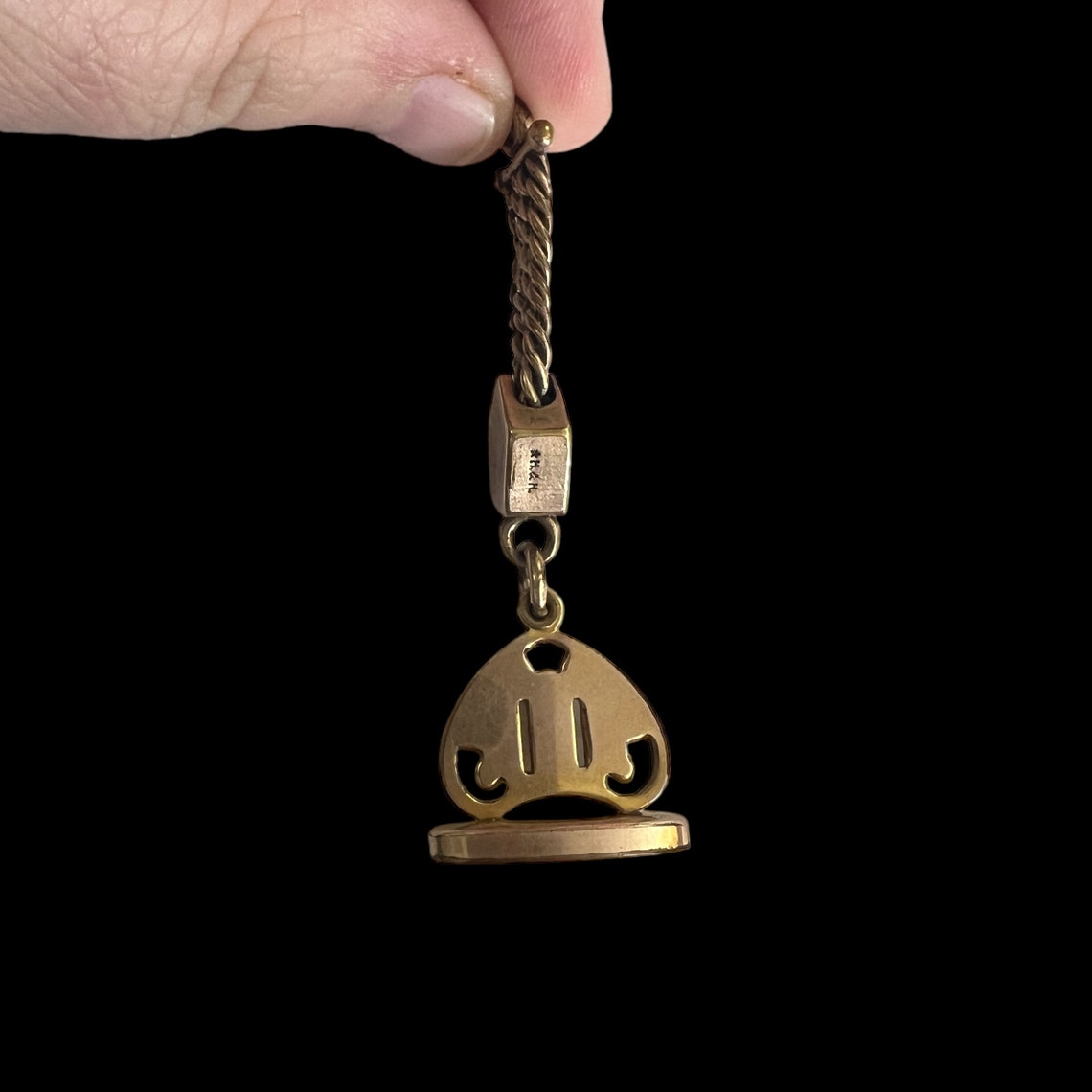 Long Victorian Seal Watch Fob With Chains. Hamilton & Hamilton - Etsy