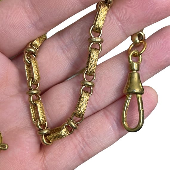 Vintage brass chain - Gem