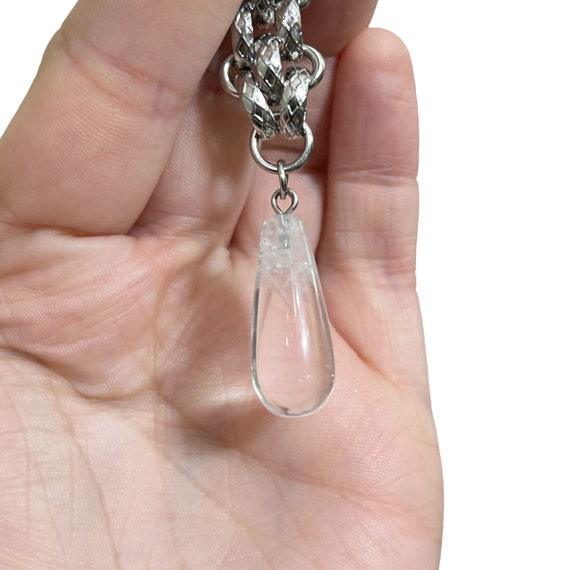 4” Vintage Pools of Light Watch Fob / Rock Crystal Wa… - Gem