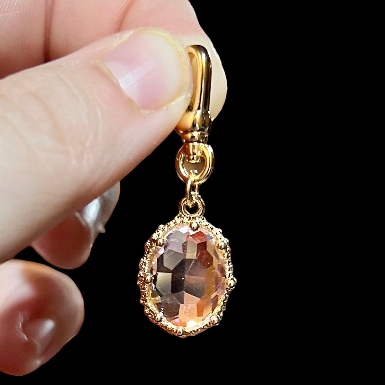 Gold Crystal Swivel Pocket Watch Fobs. Crystal Swivel Watch Fobs ...