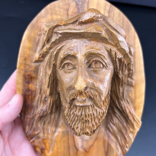 Jesus Wood Carving - Etsy
