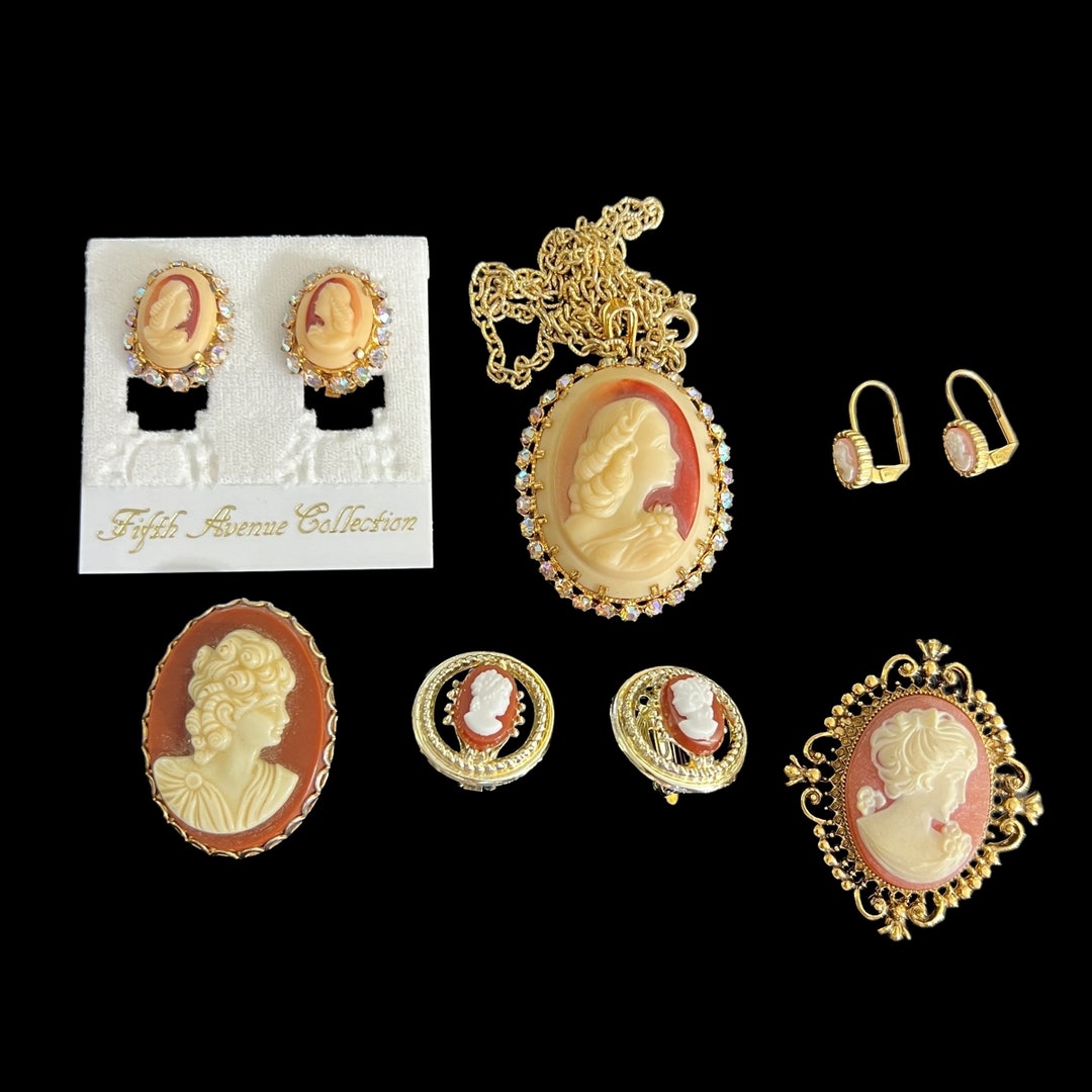 Vintage Cameo Collection - Fifth Avenue Collection - Austrian Crystal ...