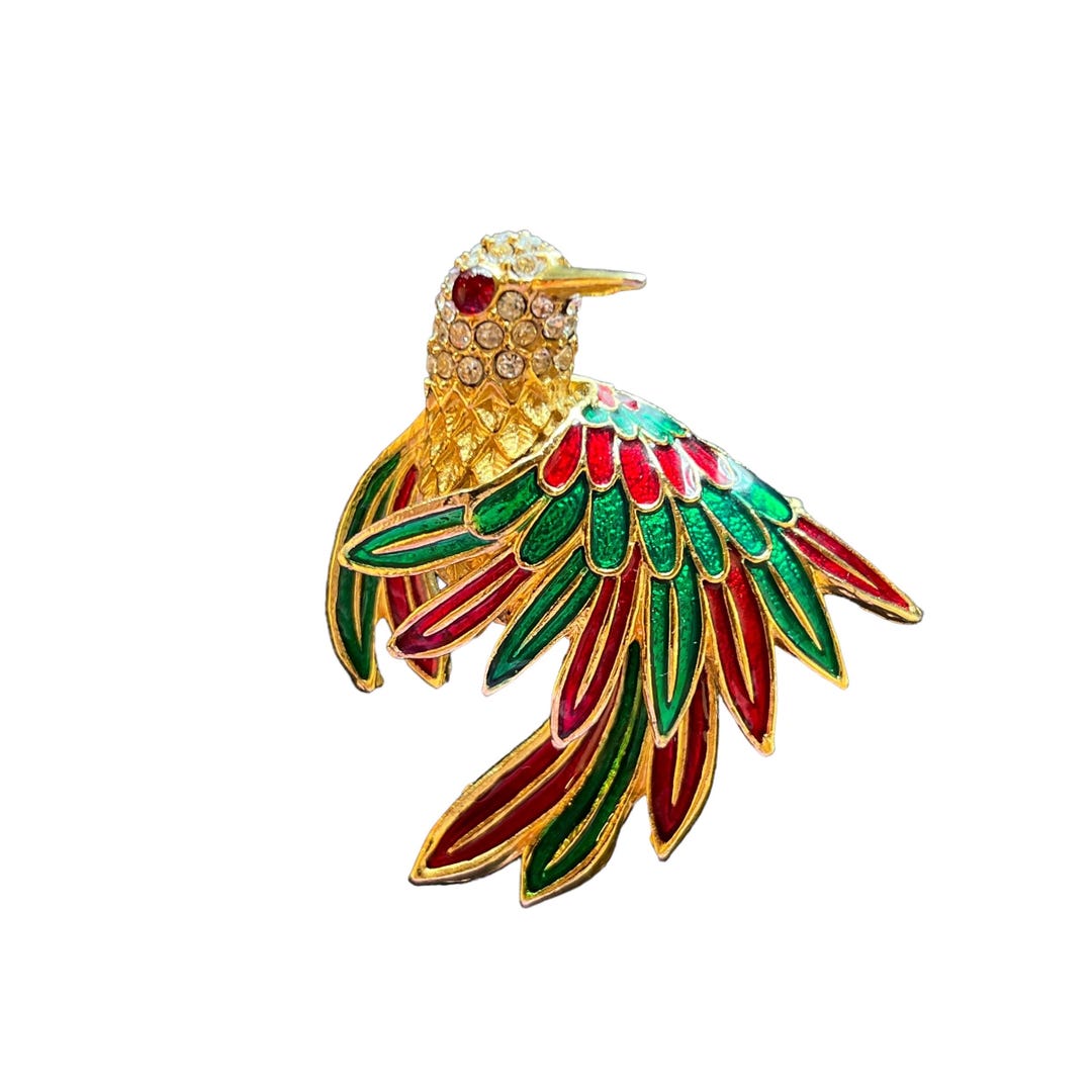 Vintage D’orlan Bird of Paradise Brooch - D’orlan Phoenix Brooch ...