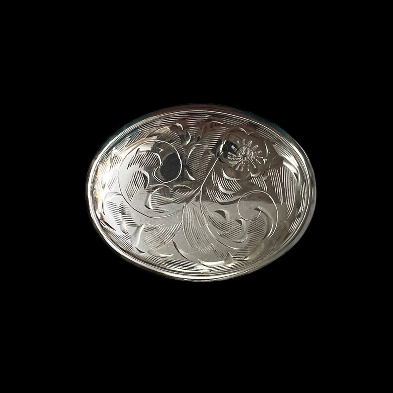 Mid-century Forstner Brooch - Vintage Forstner Engraved Sterling Silver ...