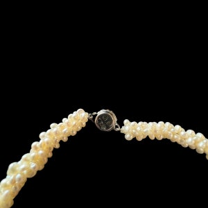 Pearl Rope Necklace. Creamy White Pearls. Woven Freshwater Pearl ...