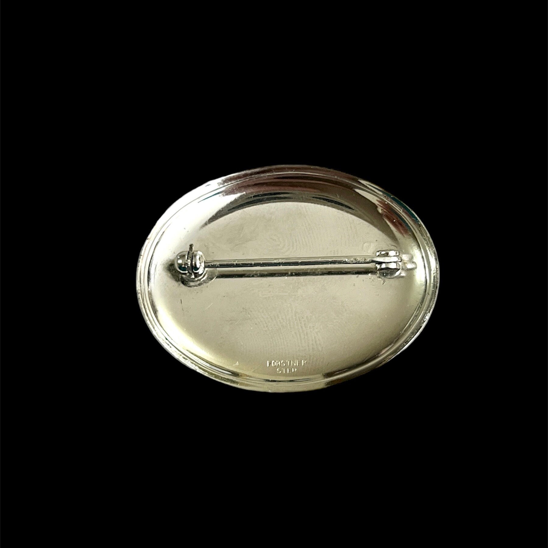 Mid-century Forstner Brooch - Vintage Forstner Engraved Sterling Silver ...