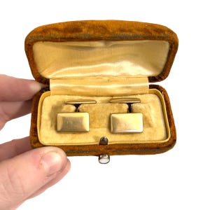 Edwardian Gold Filled Rectangular Cufflinks Antique Gold Filled ...