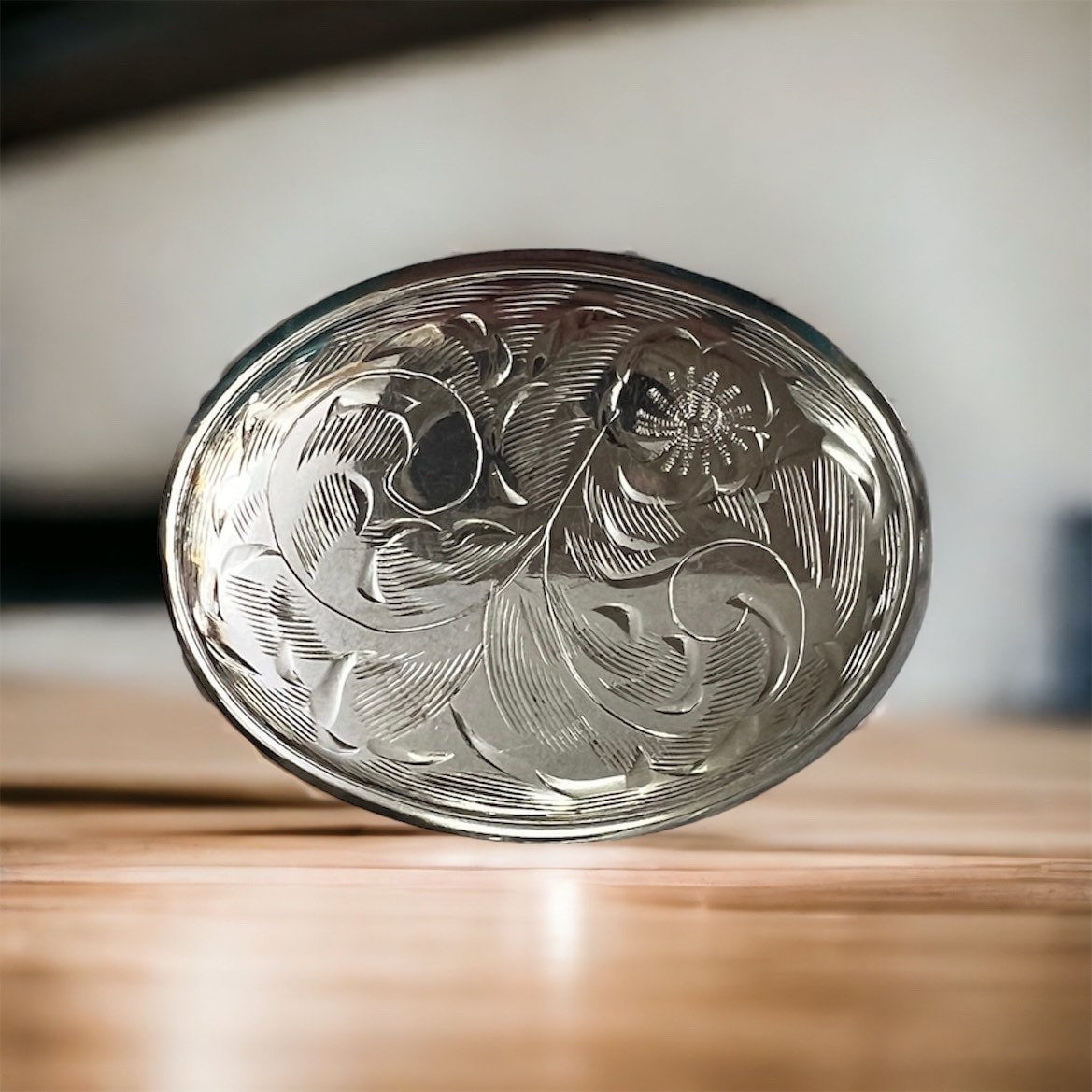 Mid-century Forstner Brooch - Vintage Forstner Engraved Sterling Silver ...
