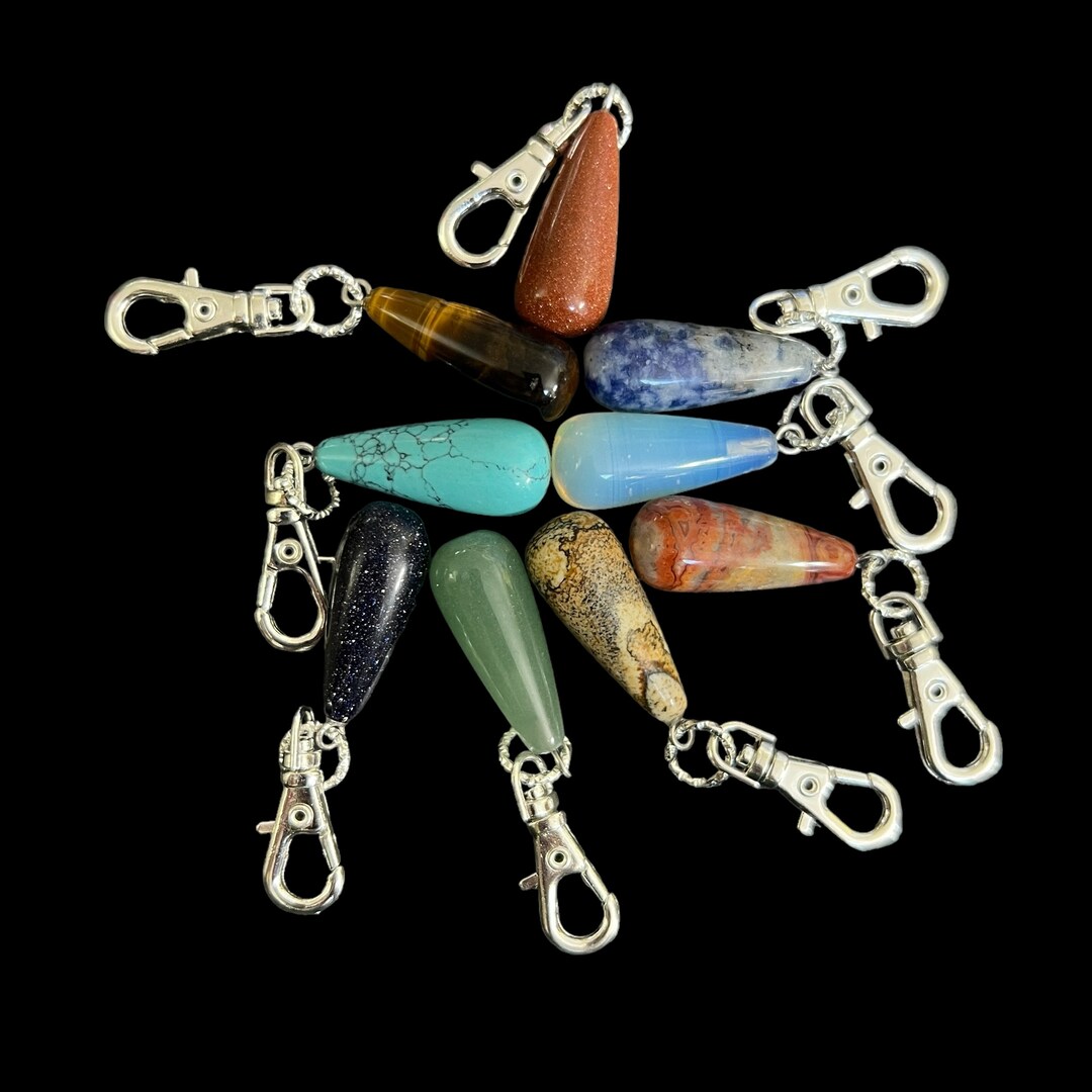 Teardrop Pocket Watch Fob - Tiger’s Eye Fob - Turquoise Watch Fob ...