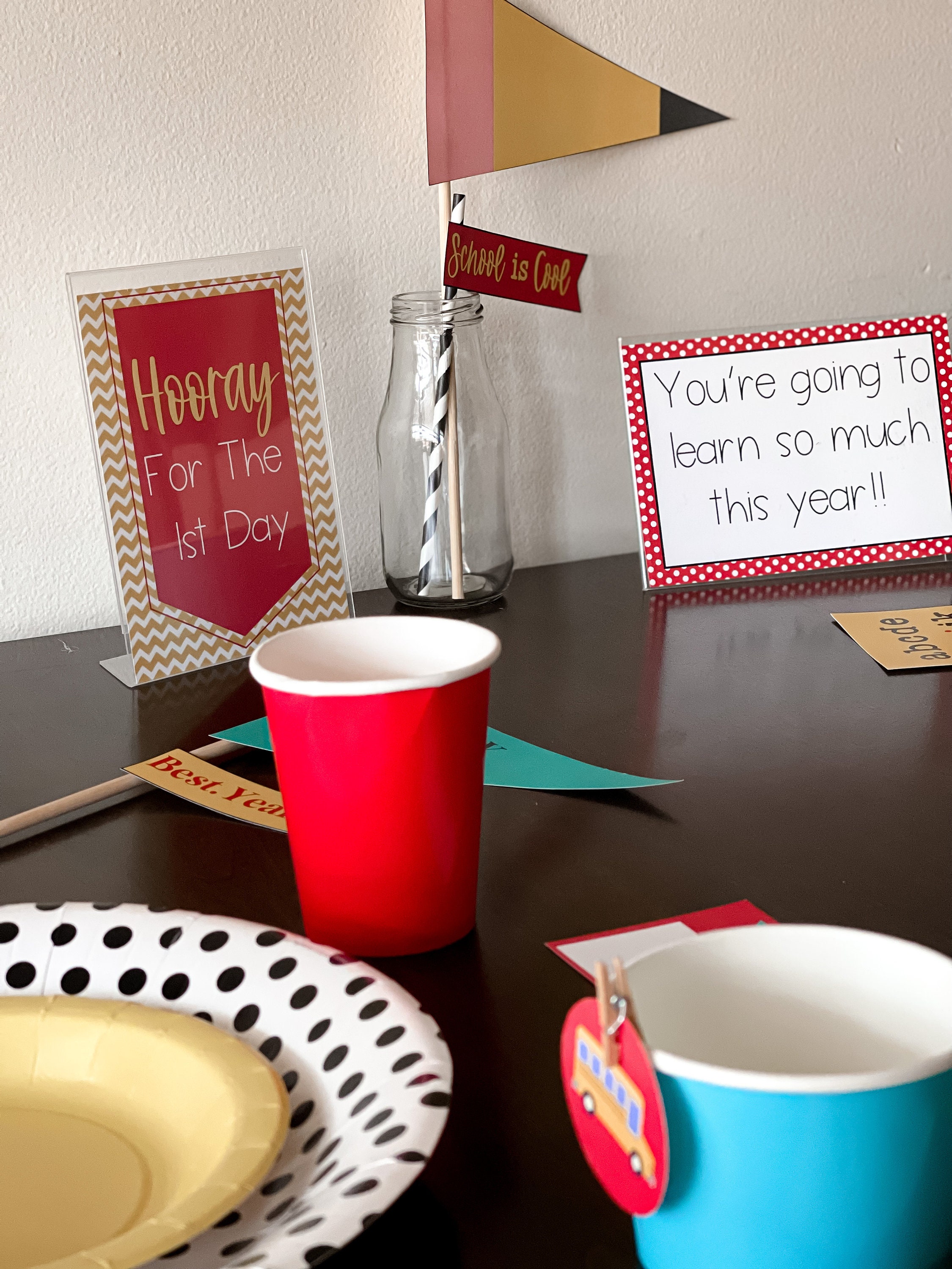 First Day of School Breakfast, Back to School Decor, Back to School ...