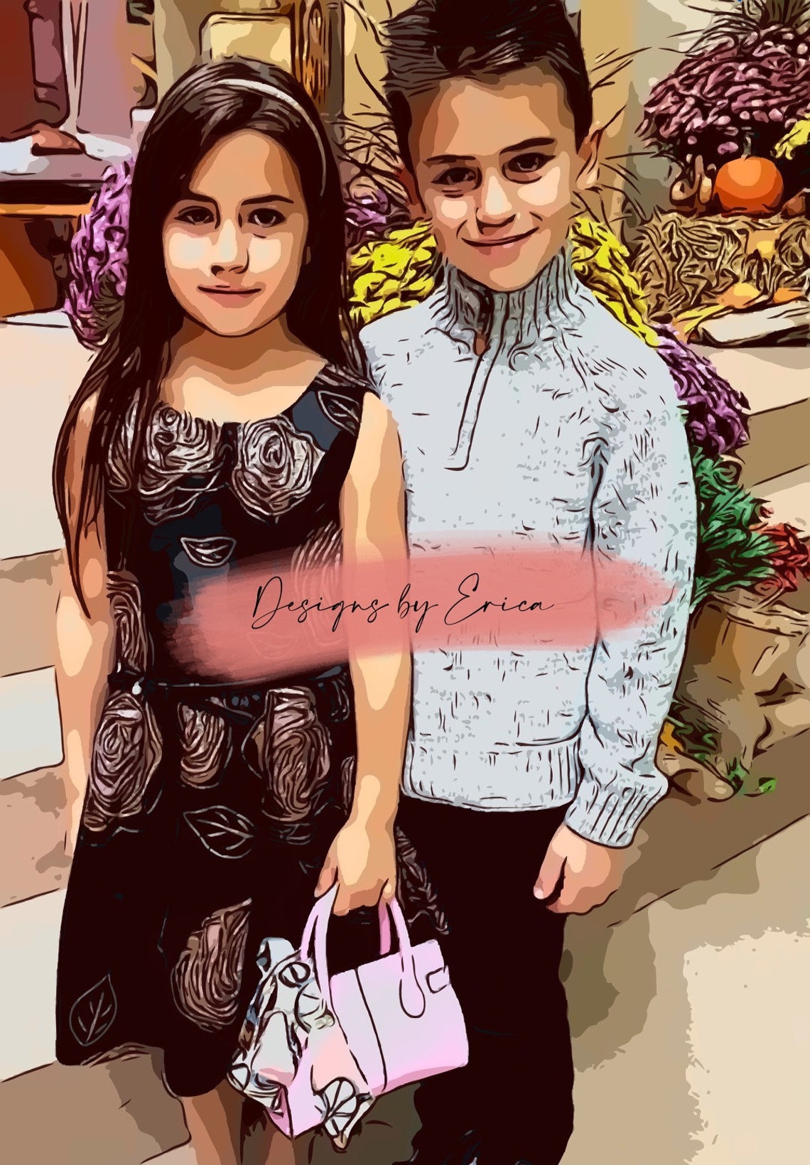 Digital Custom Drawing - Etsy