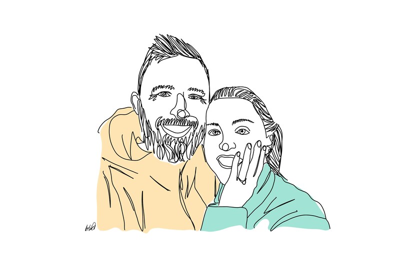 Custom Drawing Print // Personalised Art - Etsy UK