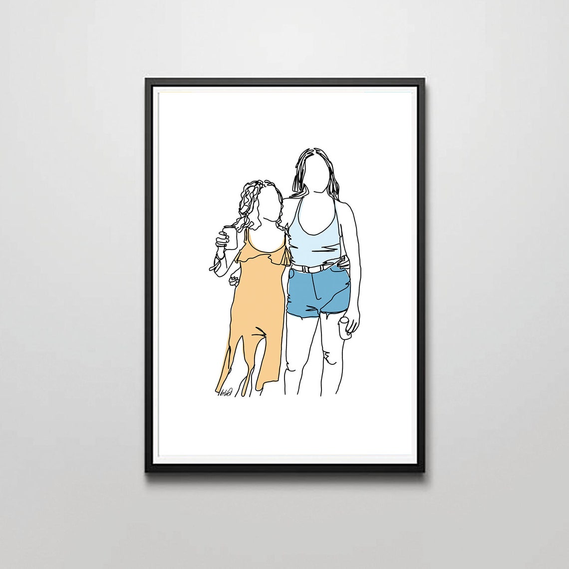 Custom Drawing Print // Personalised Art - Etsy UK