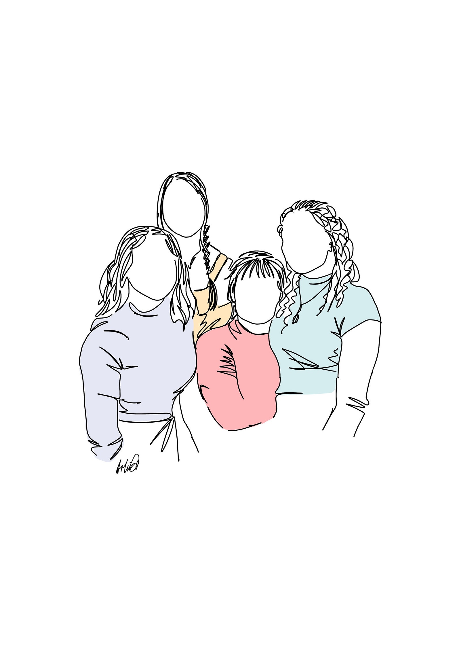 Custom Drawing Print // Personalised Art - Etsy UK