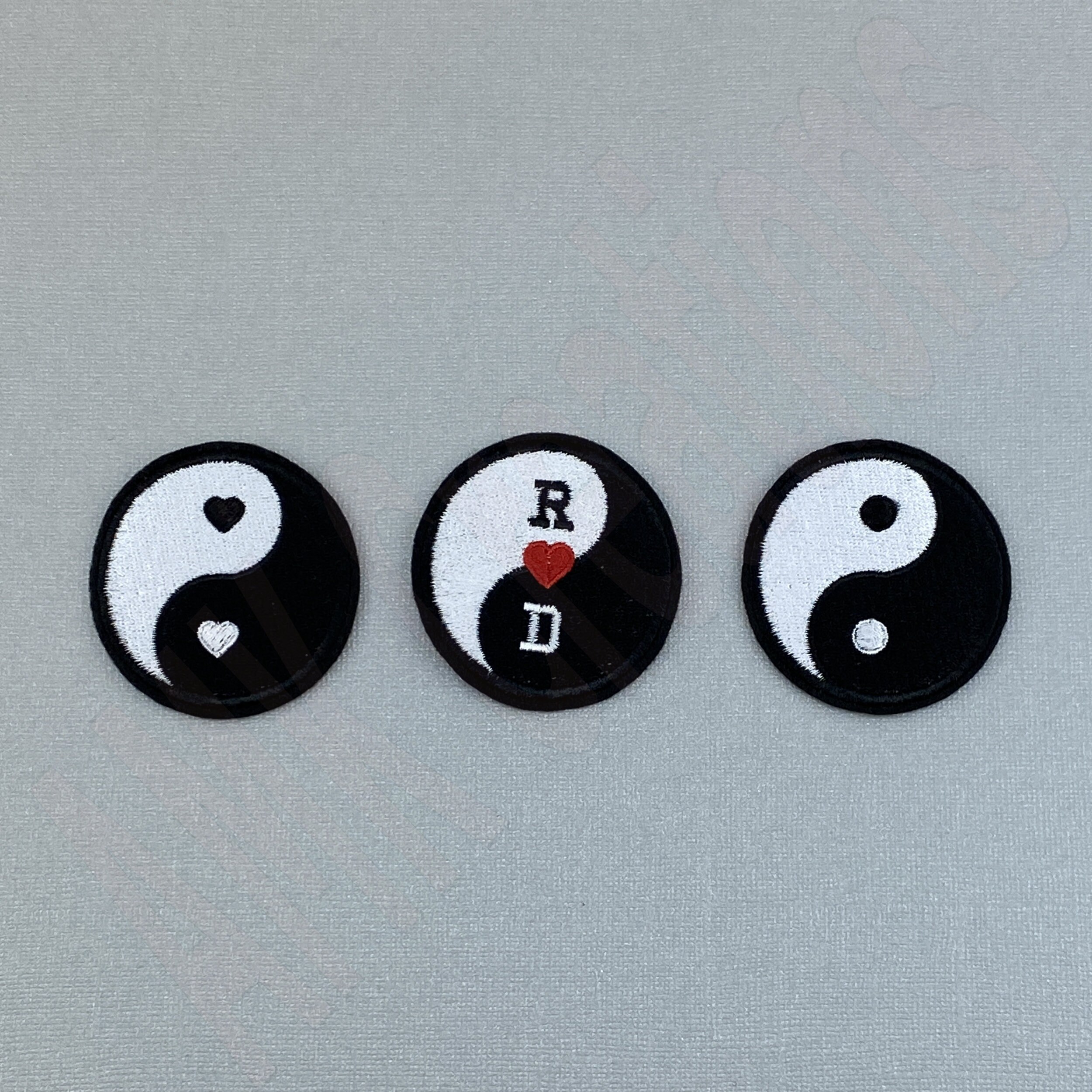 Custom Yin Yang Embroidered Patch: Iron on or Sew On - Etsy