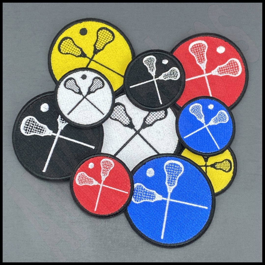 Lacrosse Embroidery Patch: Personalized Team Sport Applique - Etsy