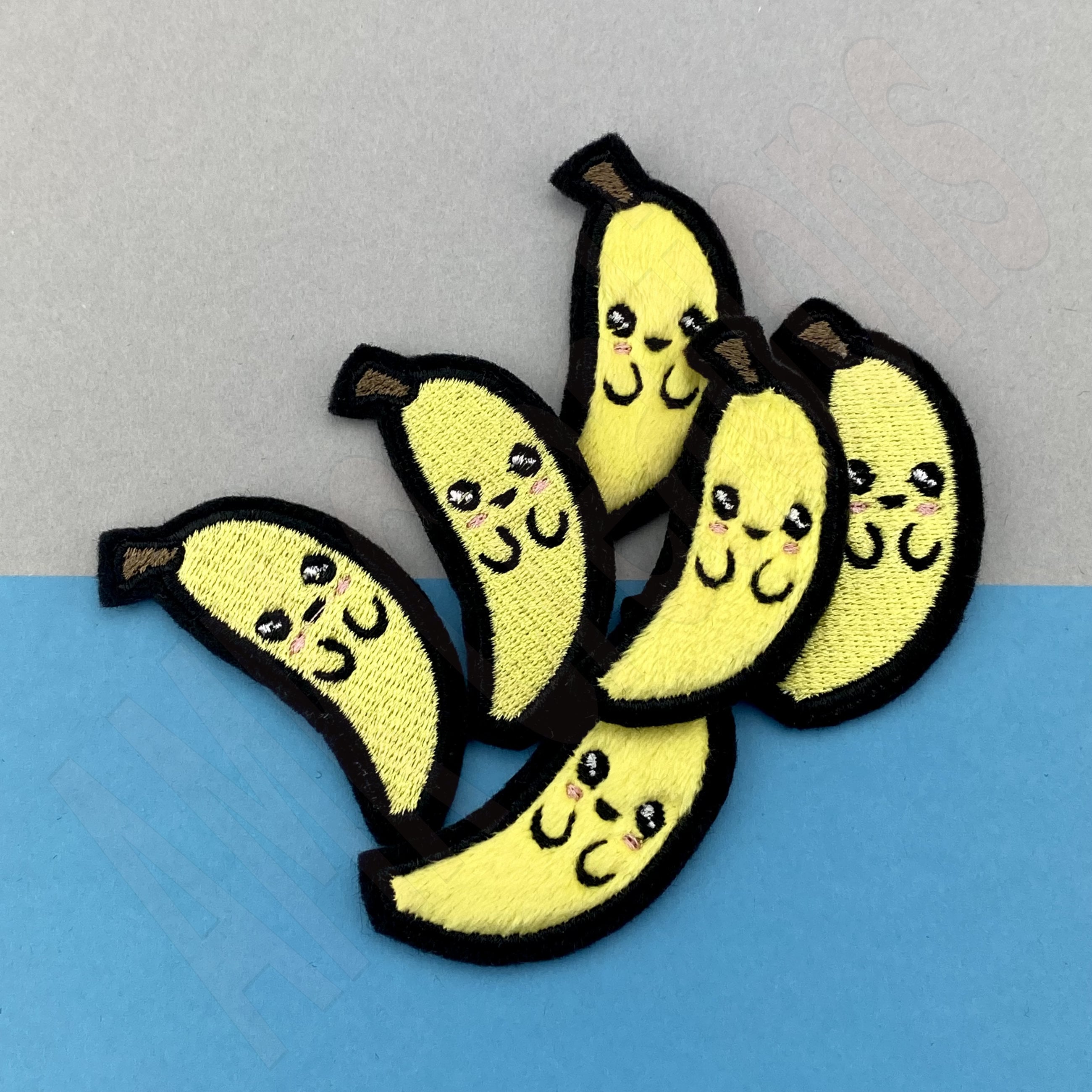 Furry Banana Embroidered Patch Cute Banana Applique Patch | Etsy