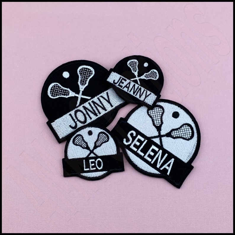 Custom Lacrosse Name Patch: Personalized Embroidery Patch to Showcase ...
