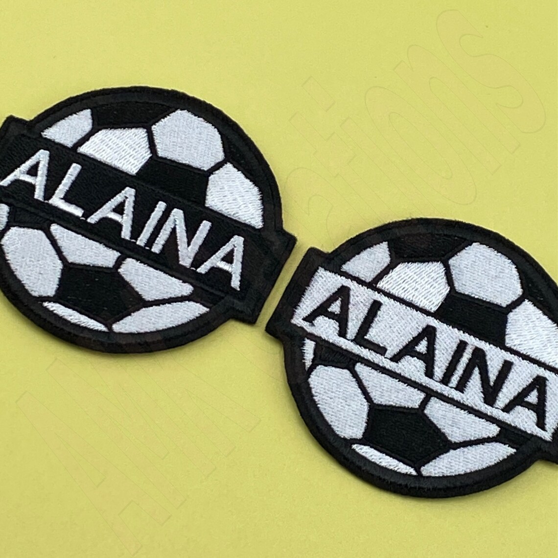 Custom Soccer Ball Embroidered Patch Soccer Ball Embroidery - Etsy