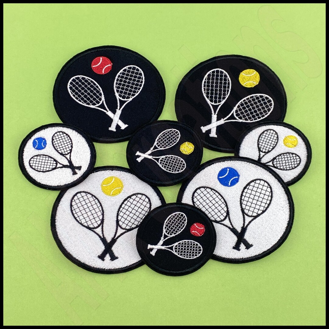 Embroidered Tennis Racket Patch: Iron-on or Sew-on, Customizable - Etsy