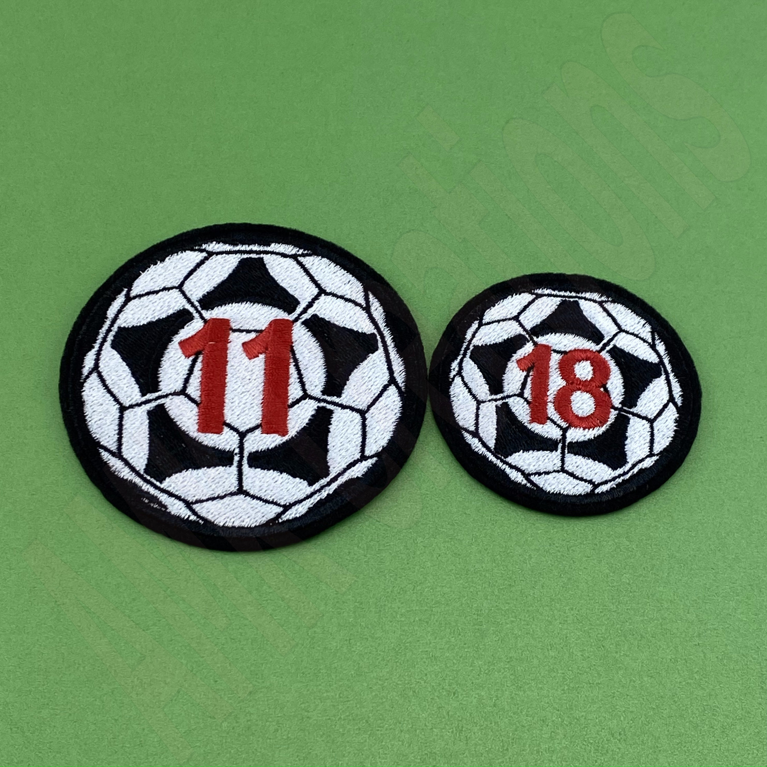 Personalized Soccer Ball Embroidered Patch Soccer T-shirt - Etsy