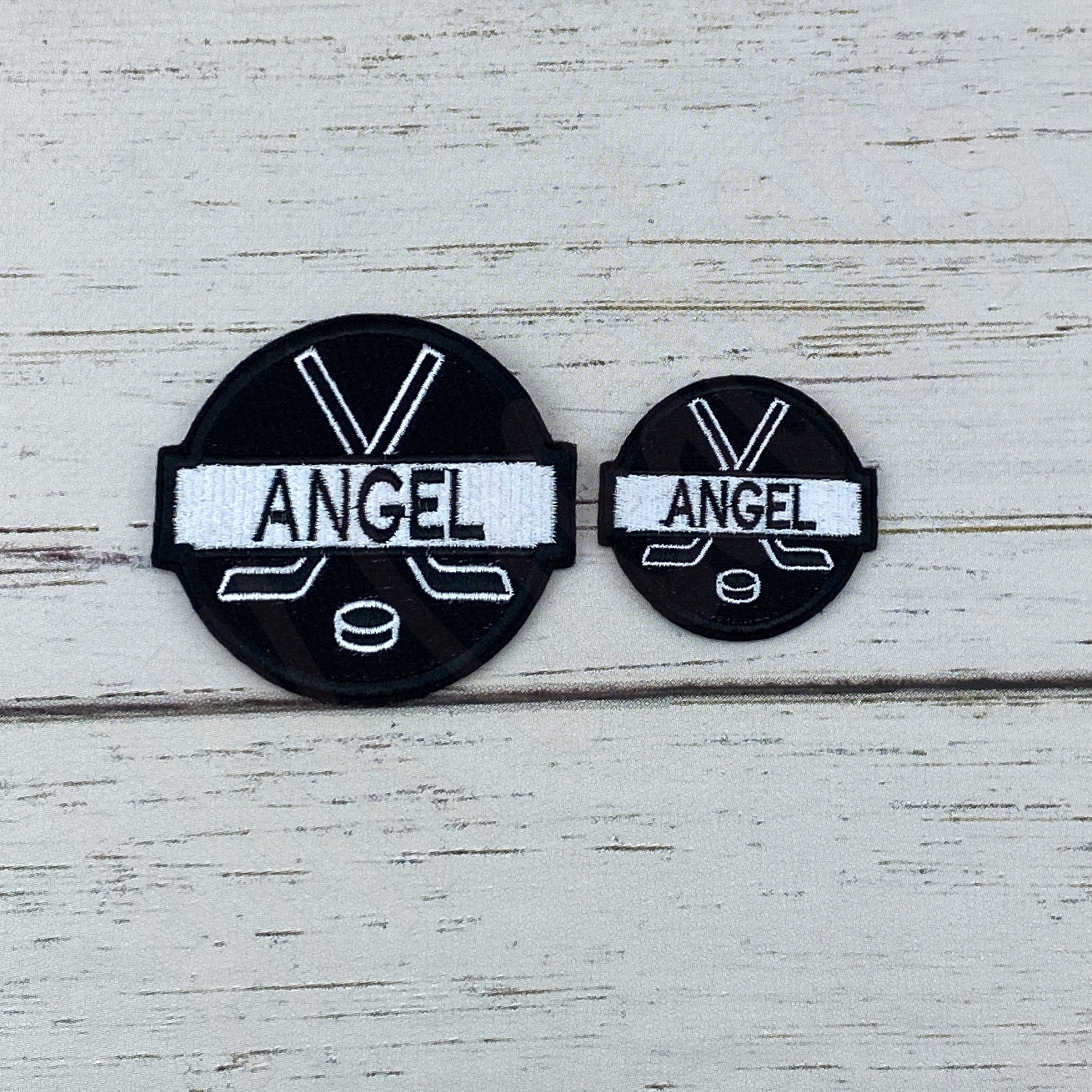 Custom Ice Hockey Name Embroidered Patch Personalized Name - Etsy