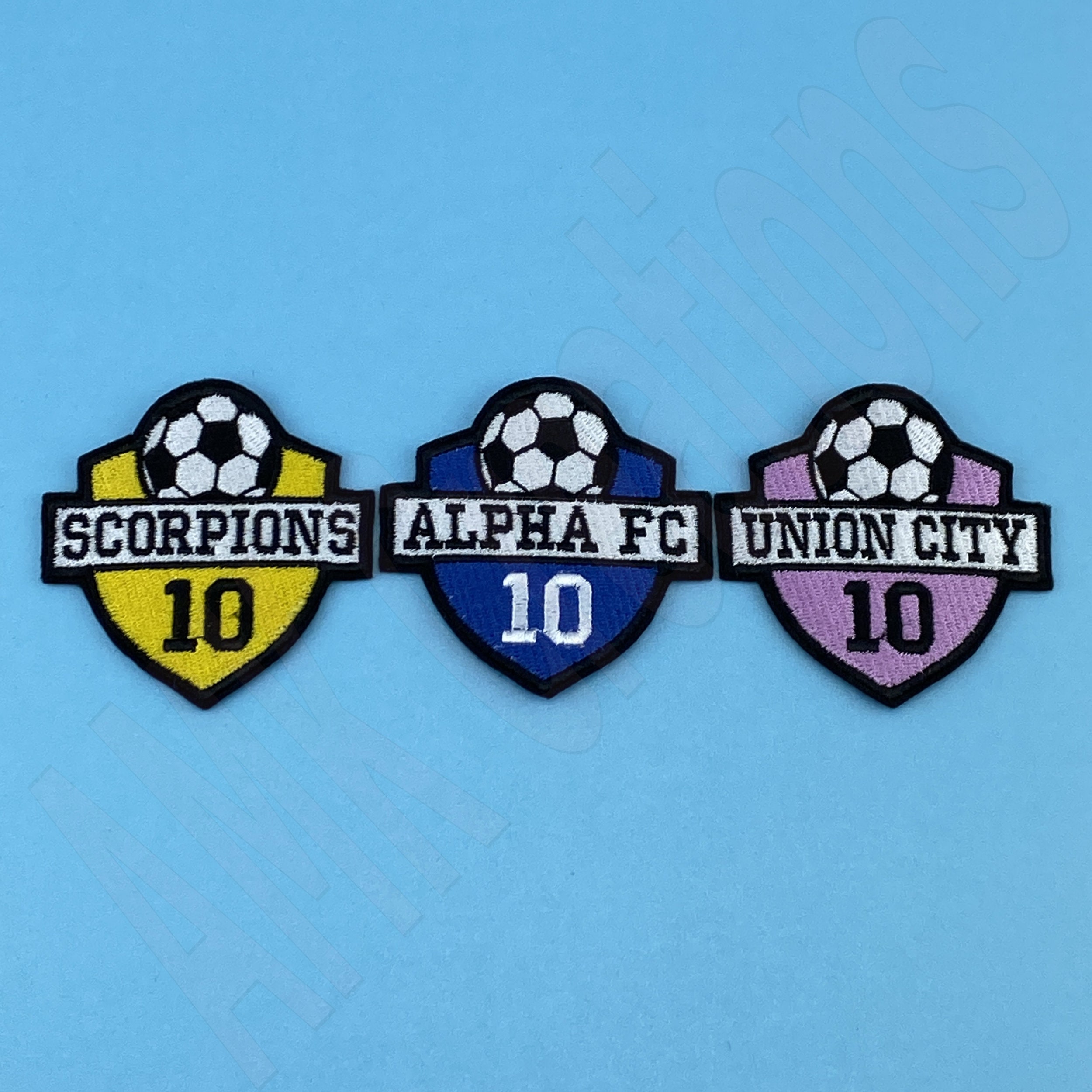 Custom Soccer Shield Embroidered Patch: Personalized Team Badge - Etsy