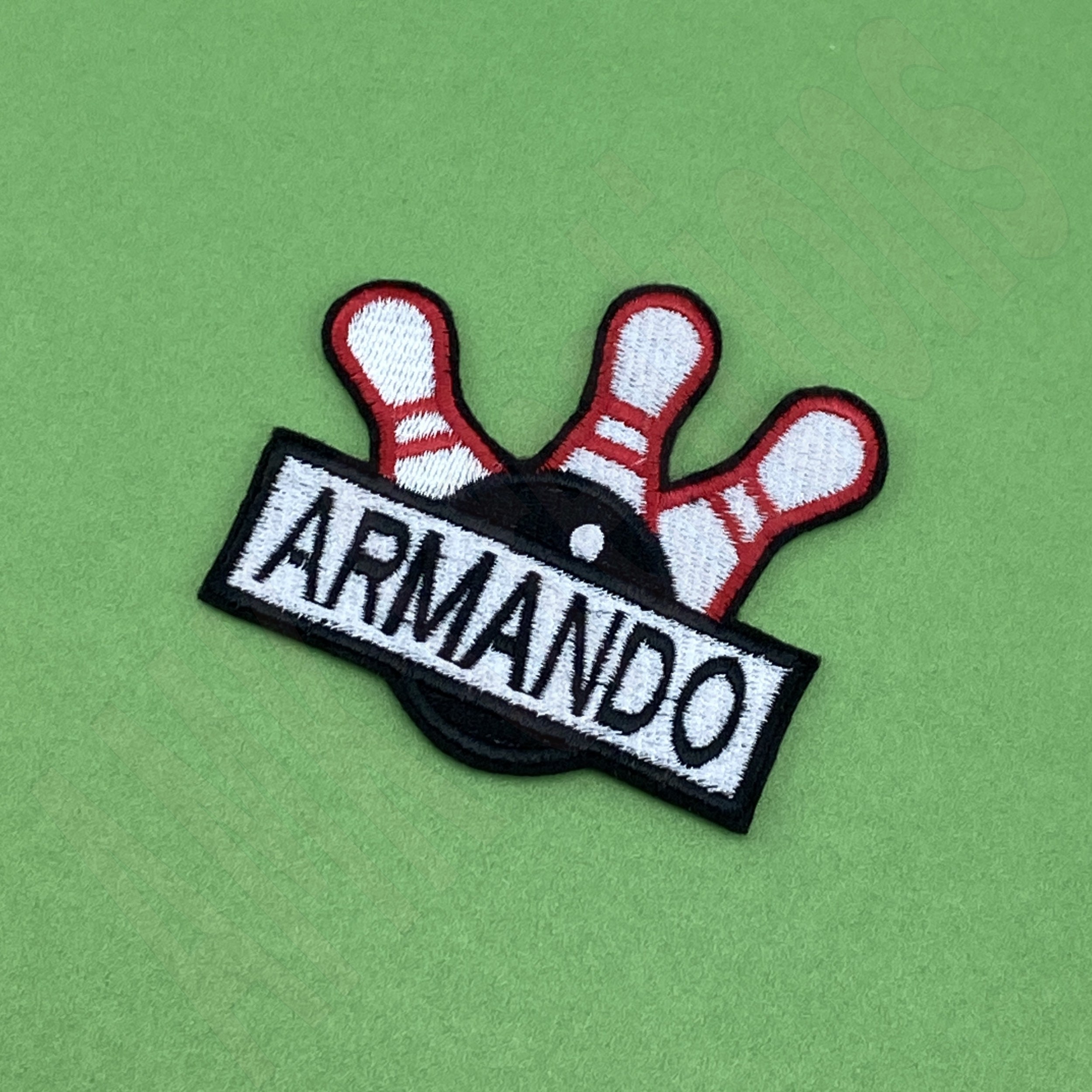 Custom Bowling Patch: Personalized Embroidered Iron-on Applique - Etsy