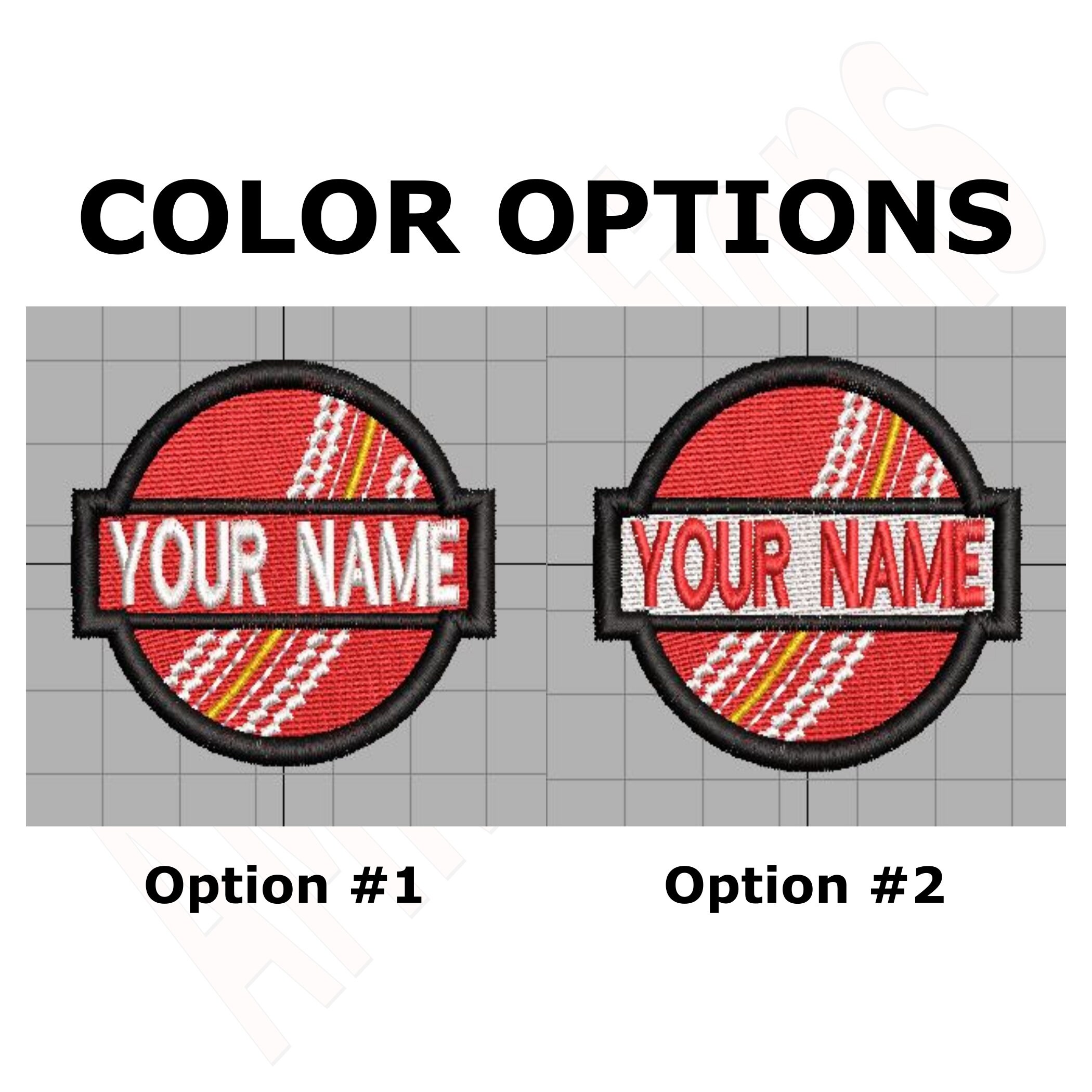 Custom Cricket Ball Embroidered Patch Cricket Embroidery - Etsy