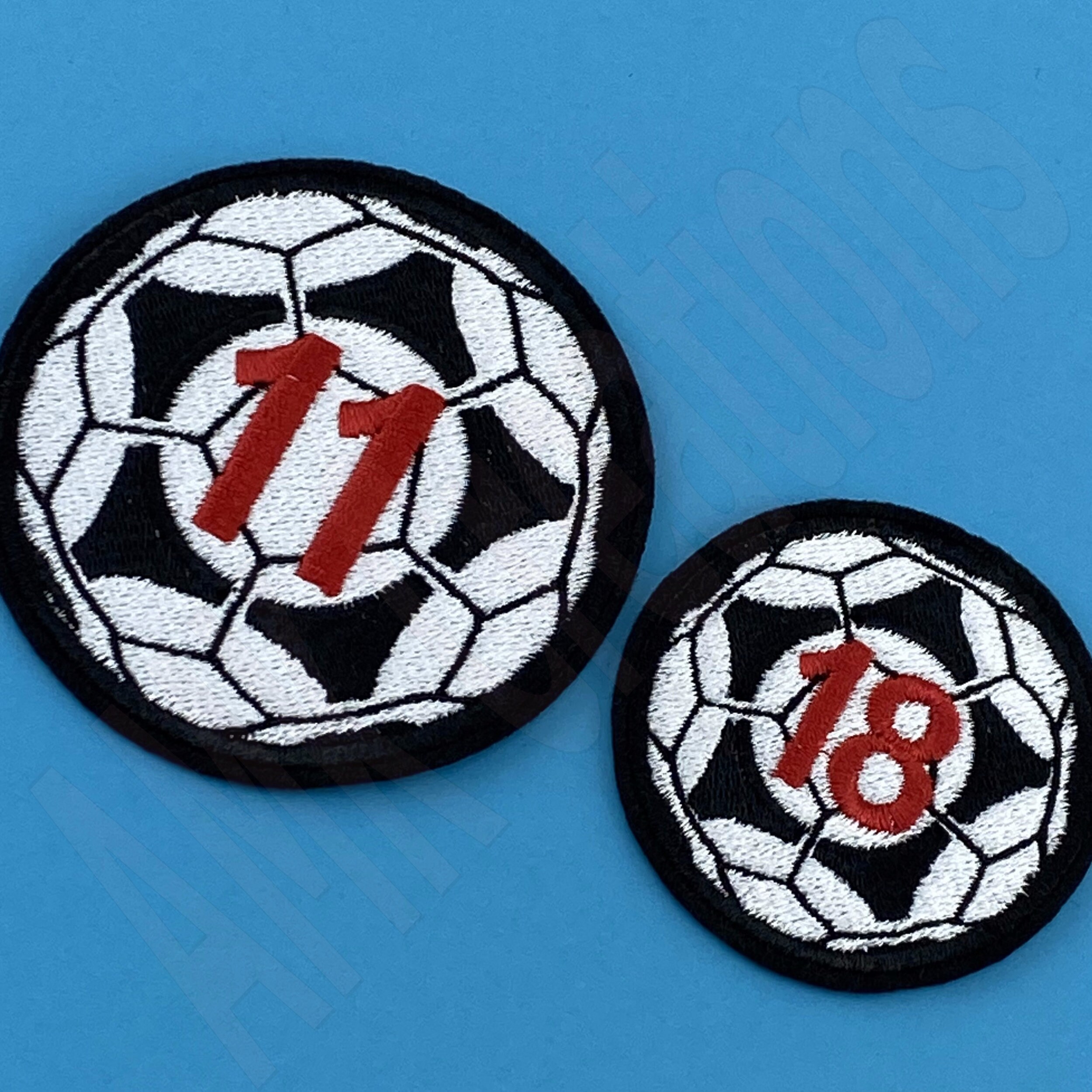 Personalized Soccer Ball Embroidered Patch Soccer T-shirt - Etsy