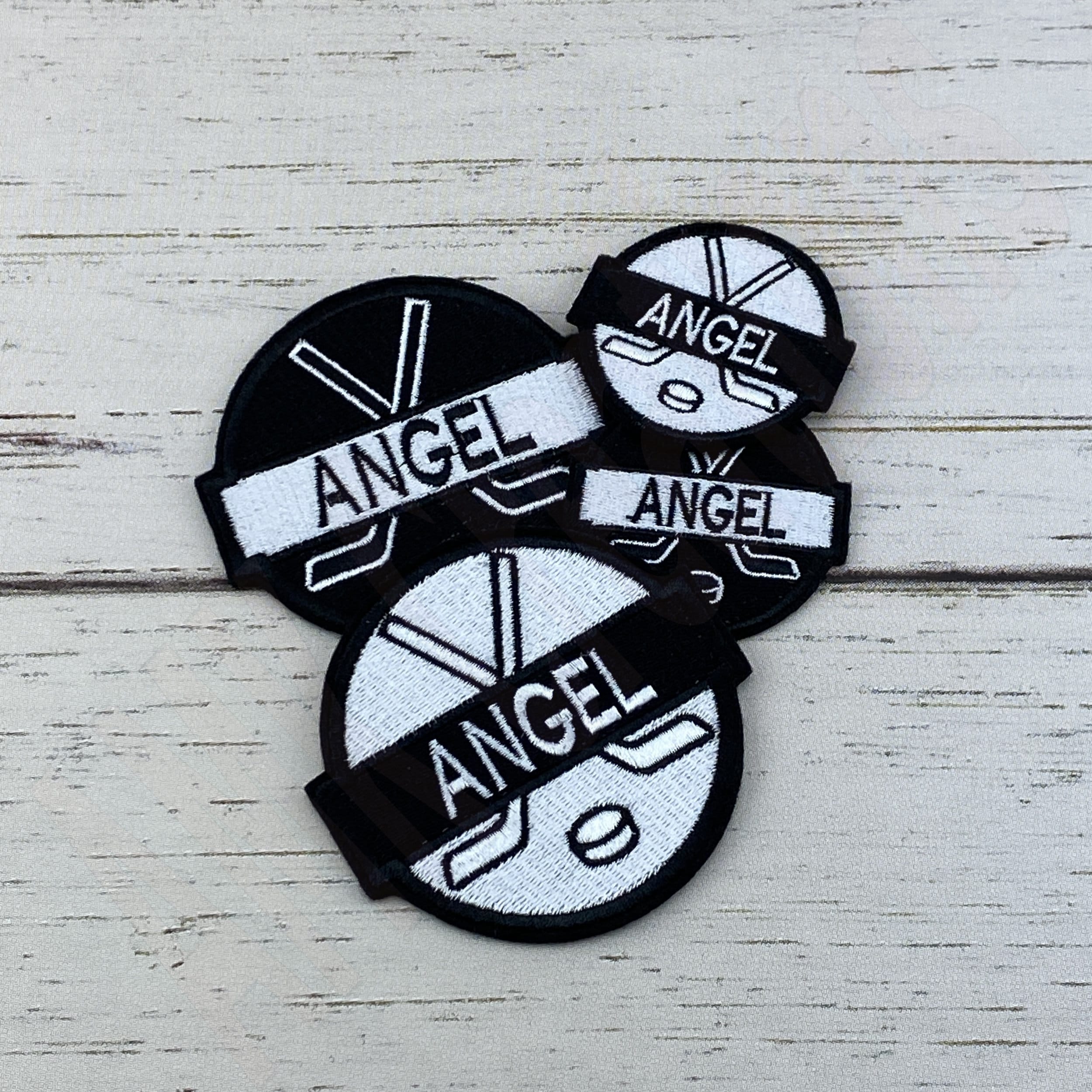 Custom Ice Hockey Name Embroidered Patch Personalized Name Ice Hockey ...