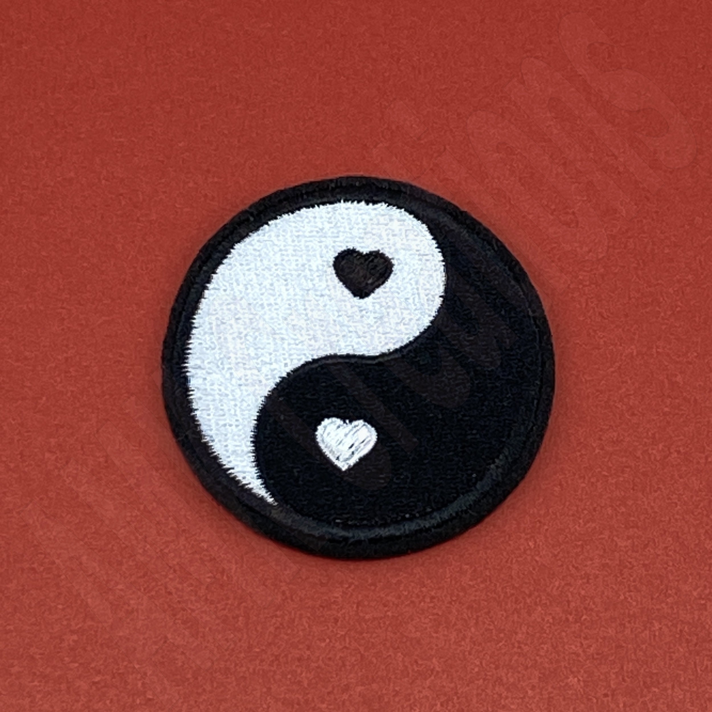 Custom Yin Yang Embroidered Patch: Iron on or Sew On - Etsy
