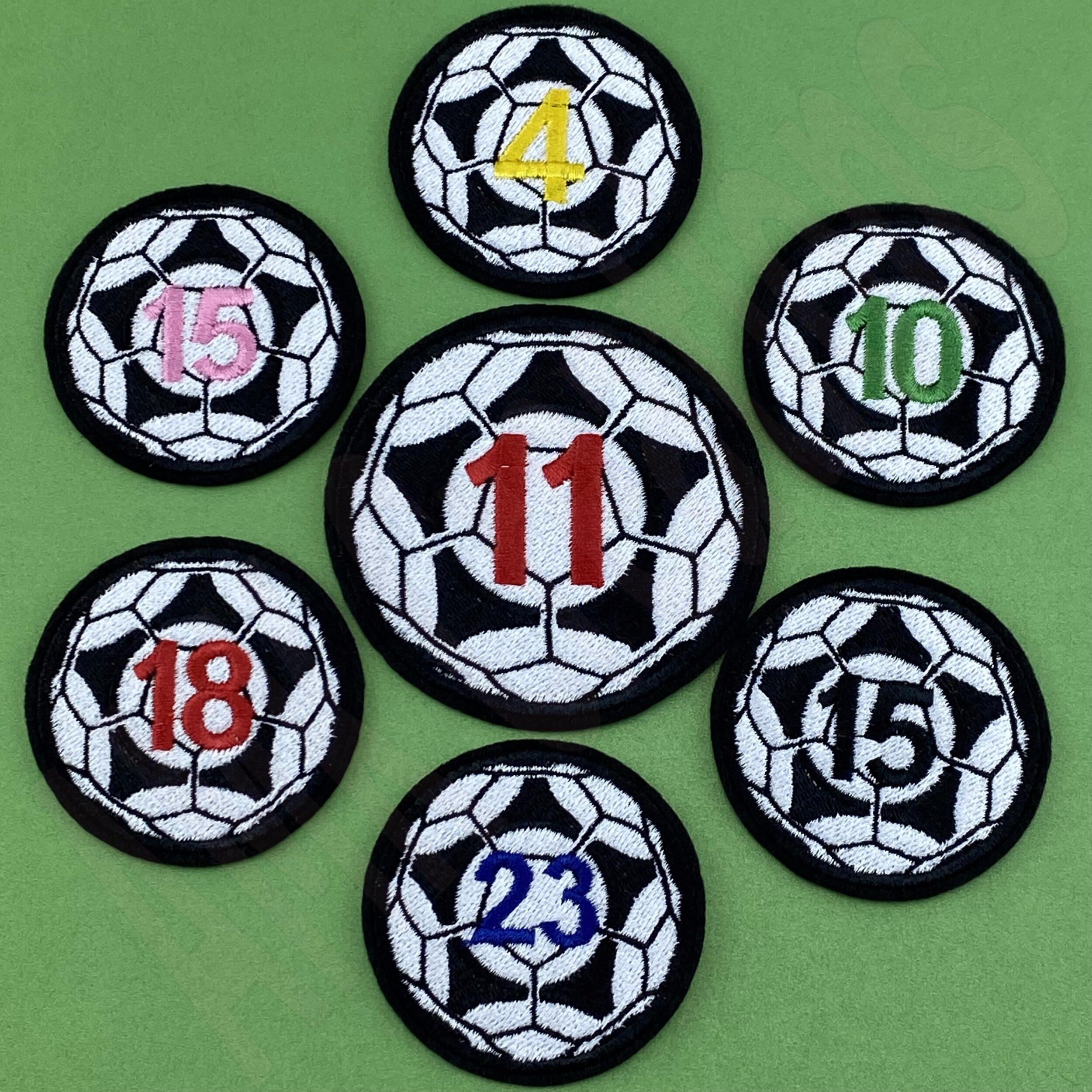 Personalized Soccer Ball Embroidered Patch: Iron-on or Sew-on - Etsy