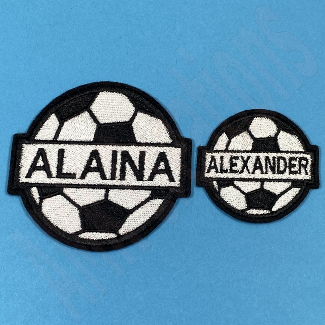 Custom Soccer Ball Embroidered Patch Soccer Ball Embroidery - Etsy