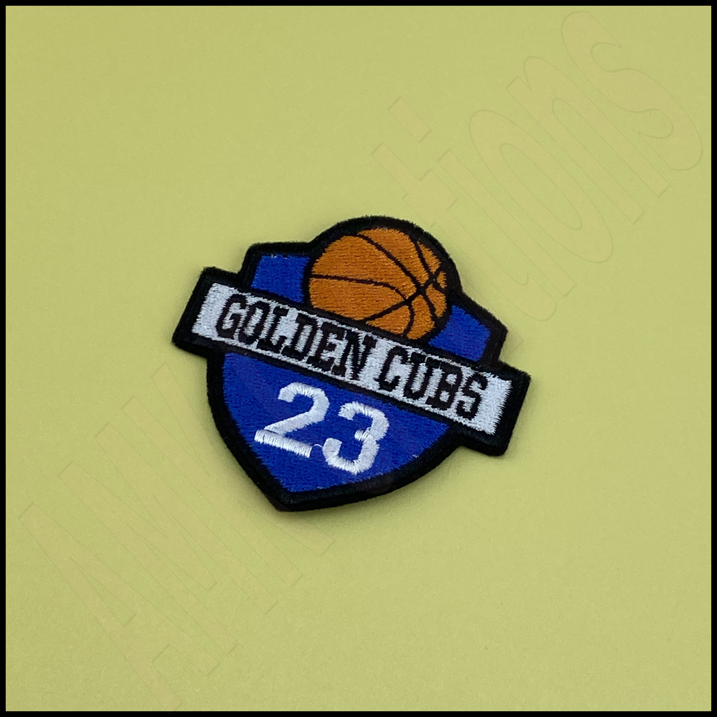 Custom Basketball Shield Embroidered Patch Personalized Basketball Team ...