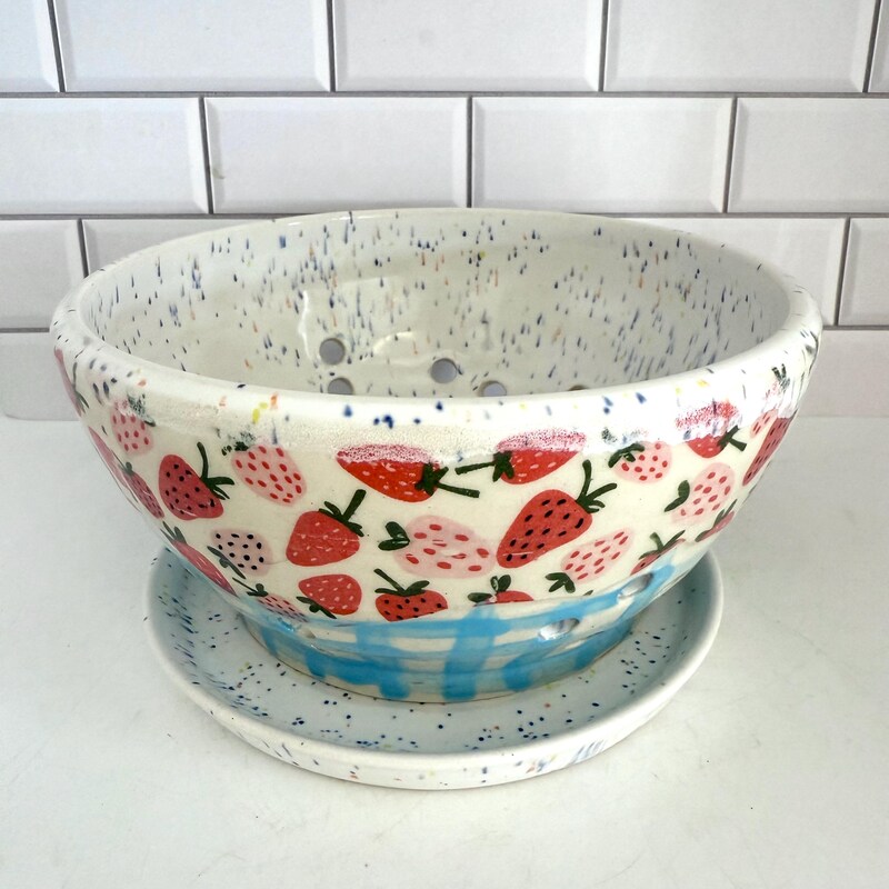 Ceramic Colander - Etsy