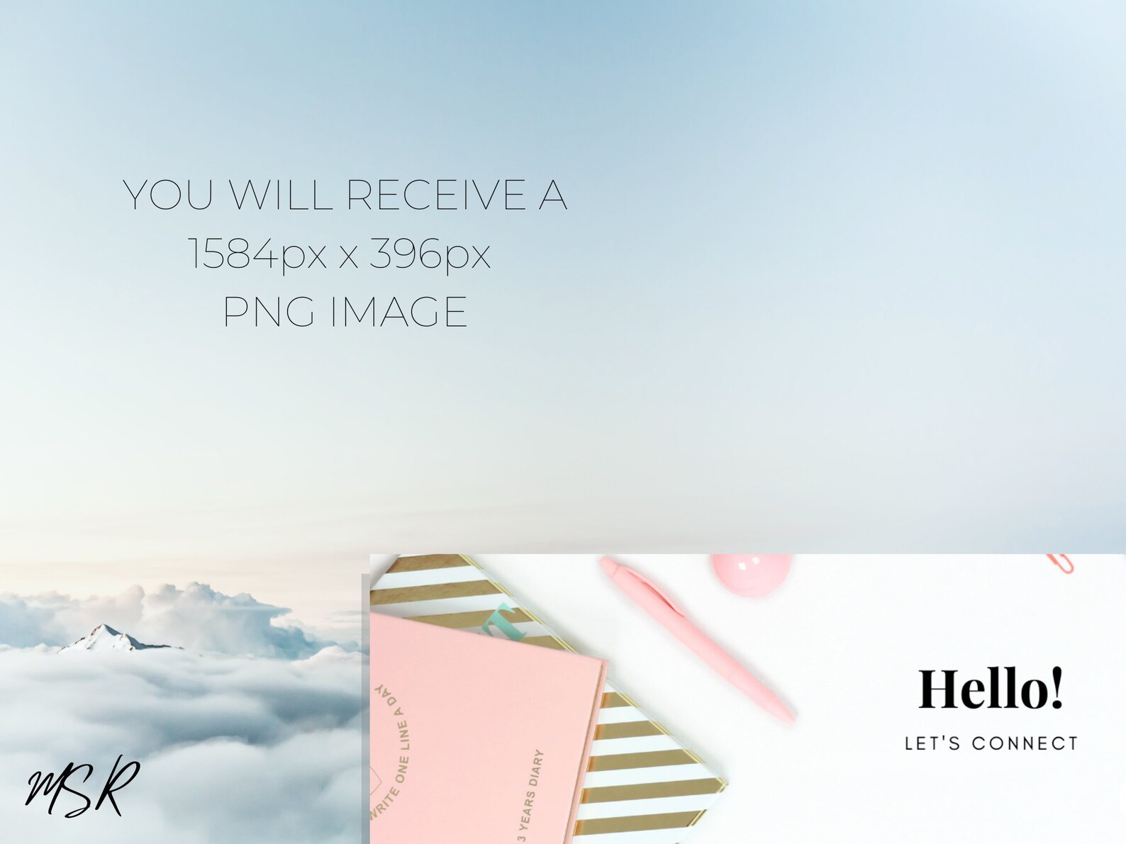 Aesthetic Linkedin Banner | Instant Download for Linkedin Background ...