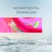 Pink Abstract Linkedin Banner | Instant Download for Linkedin ...