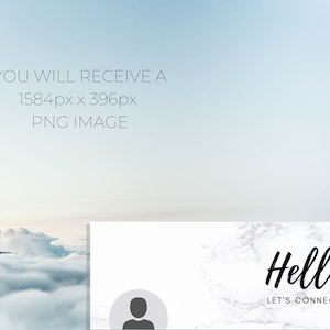 Linkedin Banner With Let's Connect | Instant Download for Linkedin ...