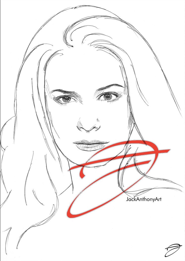 Holly Marie Combs as Piper Halliwell Sketch Print - Etsy