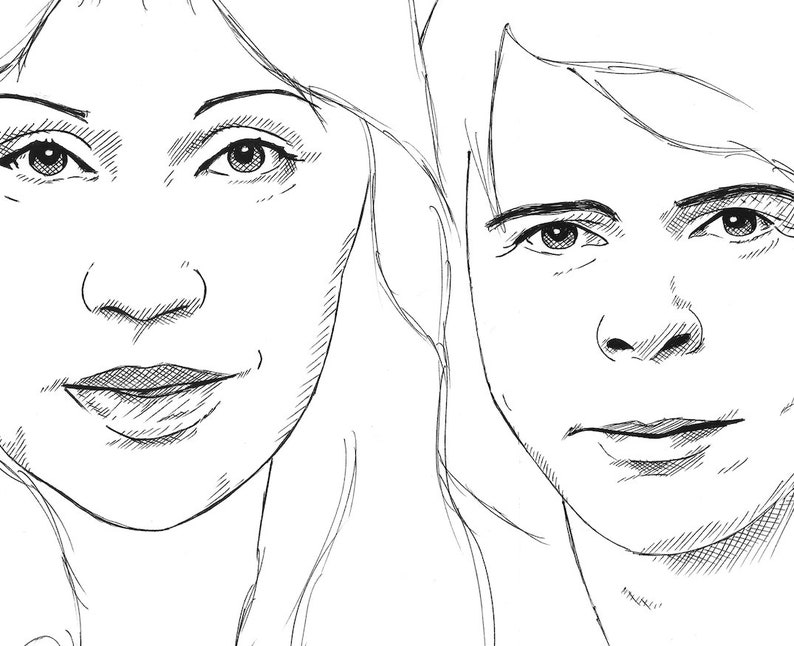 ABBA - Pen Sketch Print - Etsy