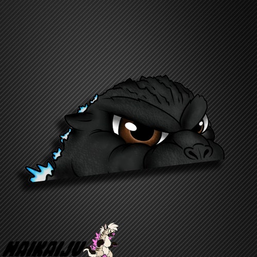 Godzilla Sticker | Etsy